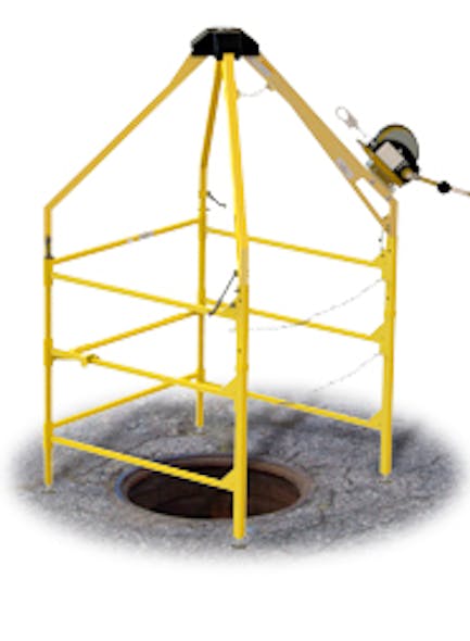 Fall protection: Lifeguard Manhole Safety System | Utility Products